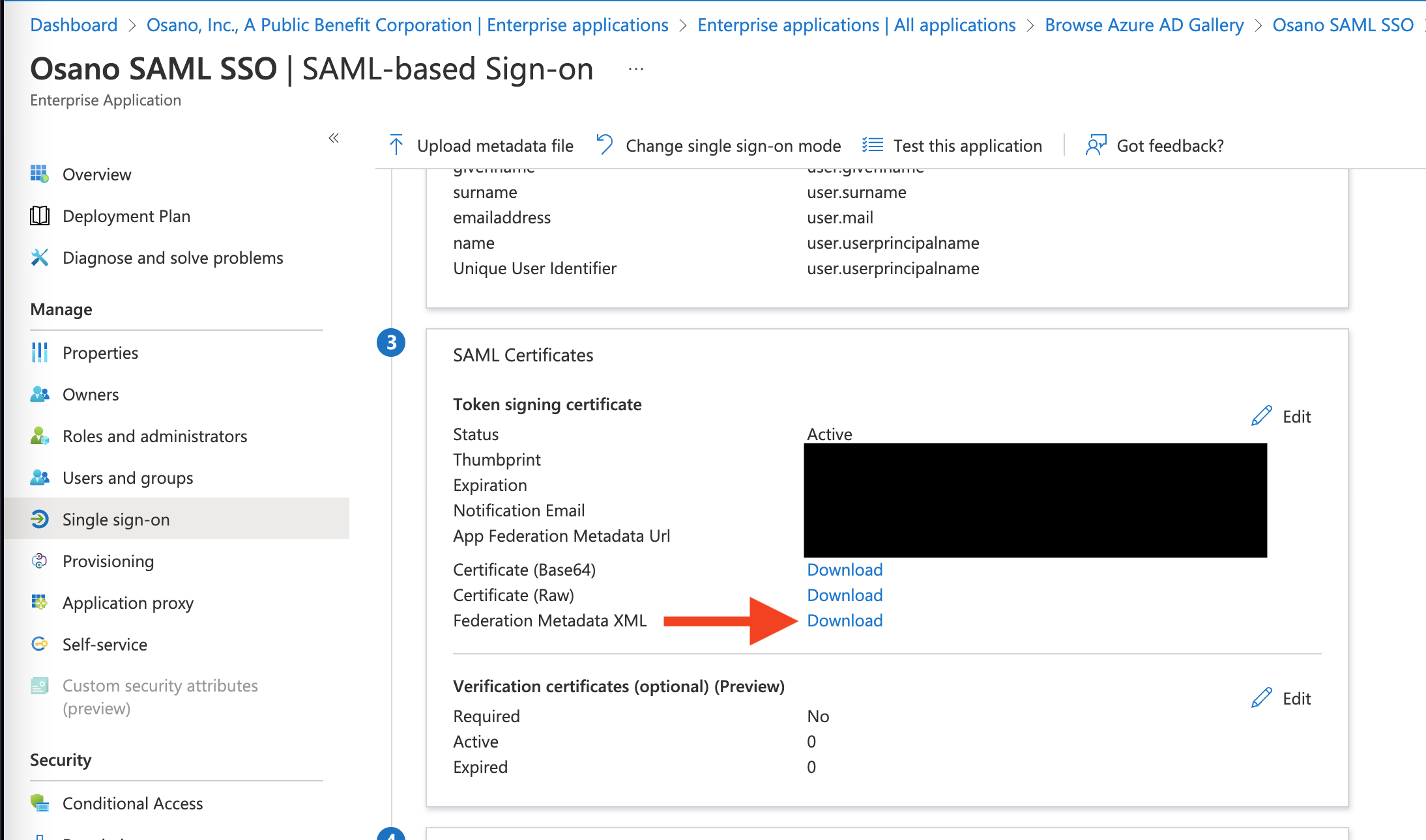 Configuring Entra ID (Azure Active Directory) for SSO – Osano